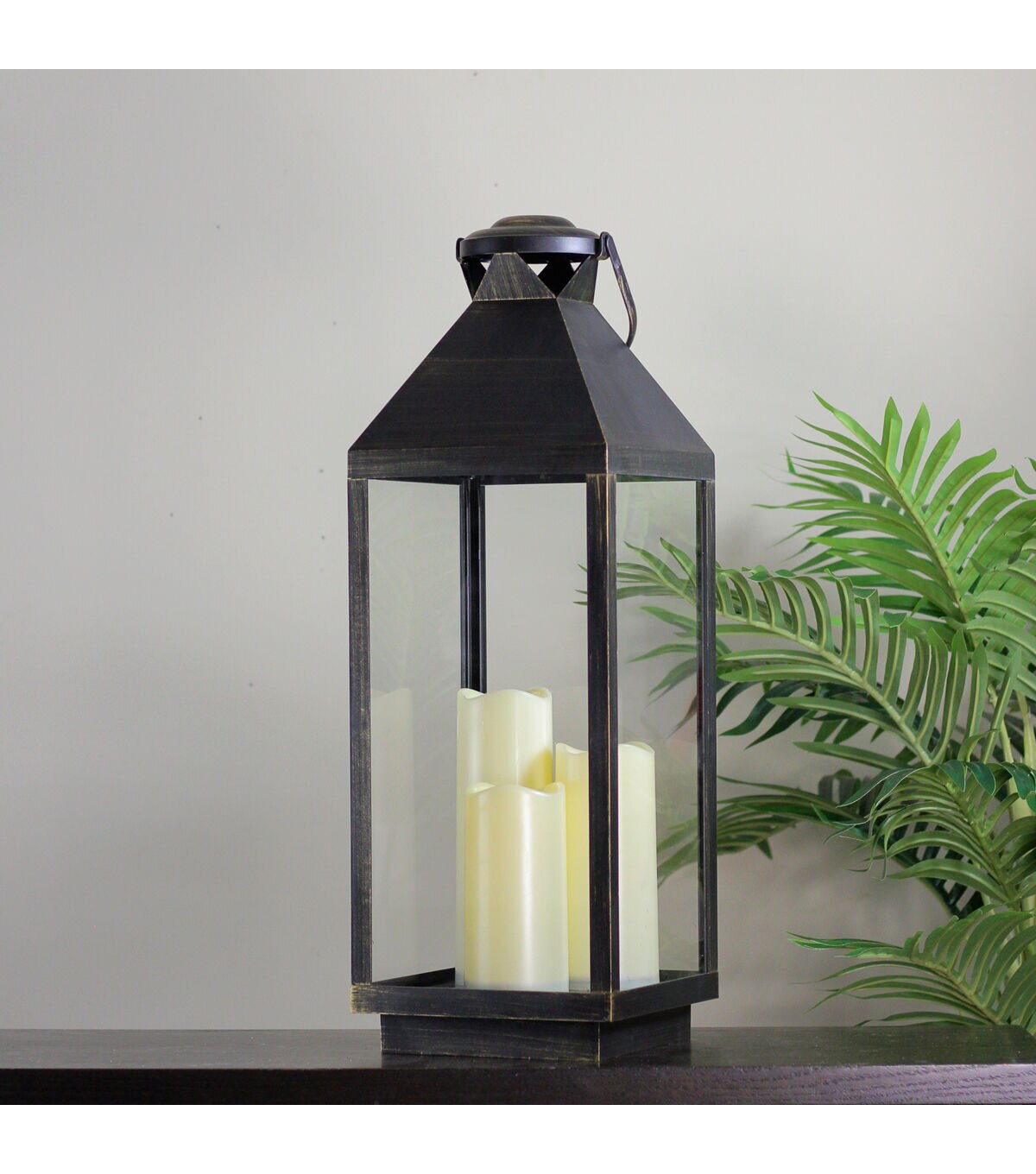 Northlight 24 Large Gold Black Candle Lantern Flameless LED Candles – joann