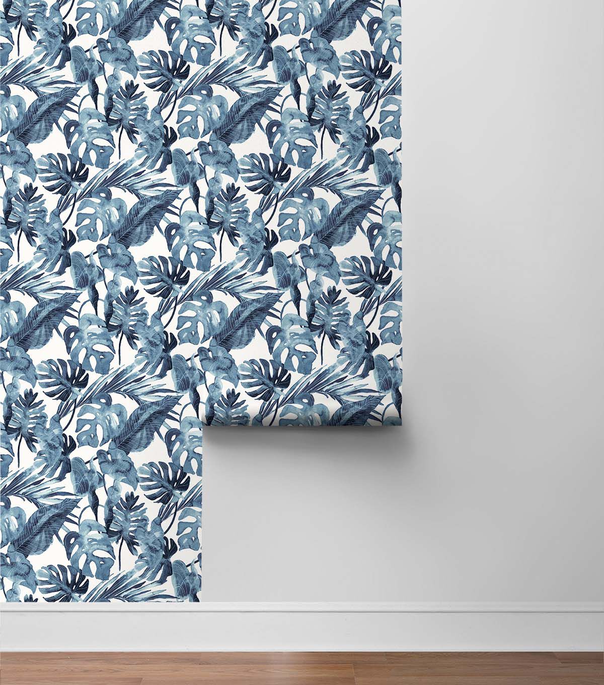 Tommy Bahama 20.5 x 18 Lapis Falling Fronds Peel Stick Wallpaper – joann