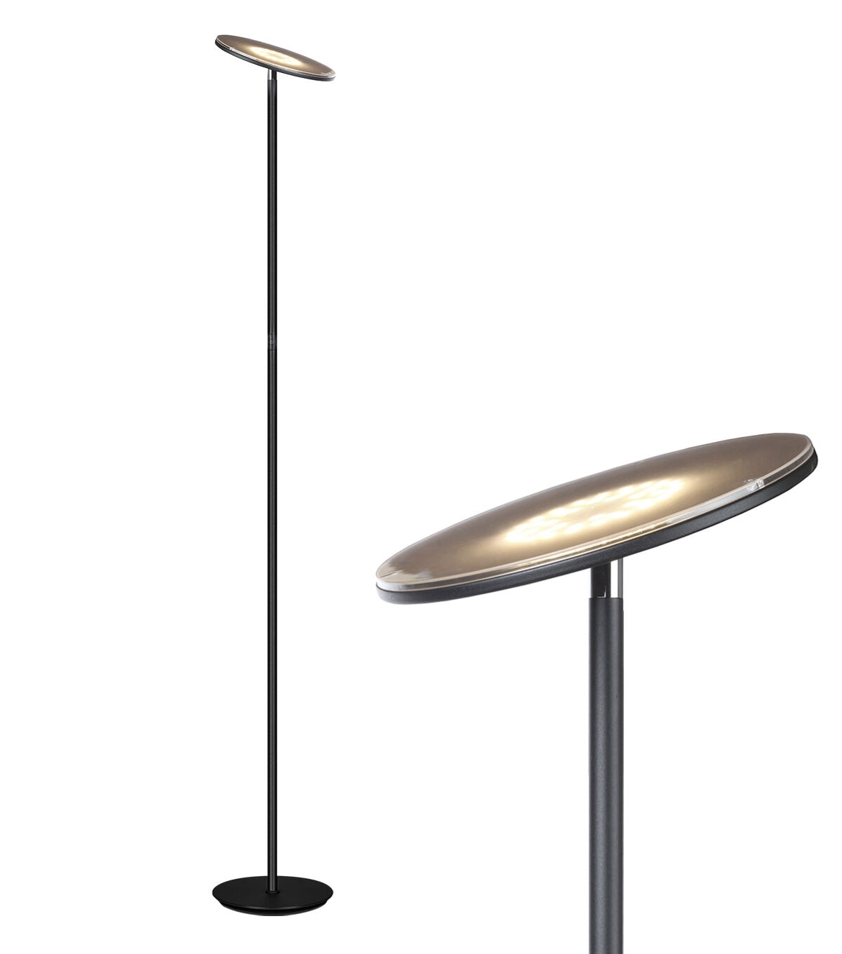 Brightech Sky LED Floor Lamp Black – joann