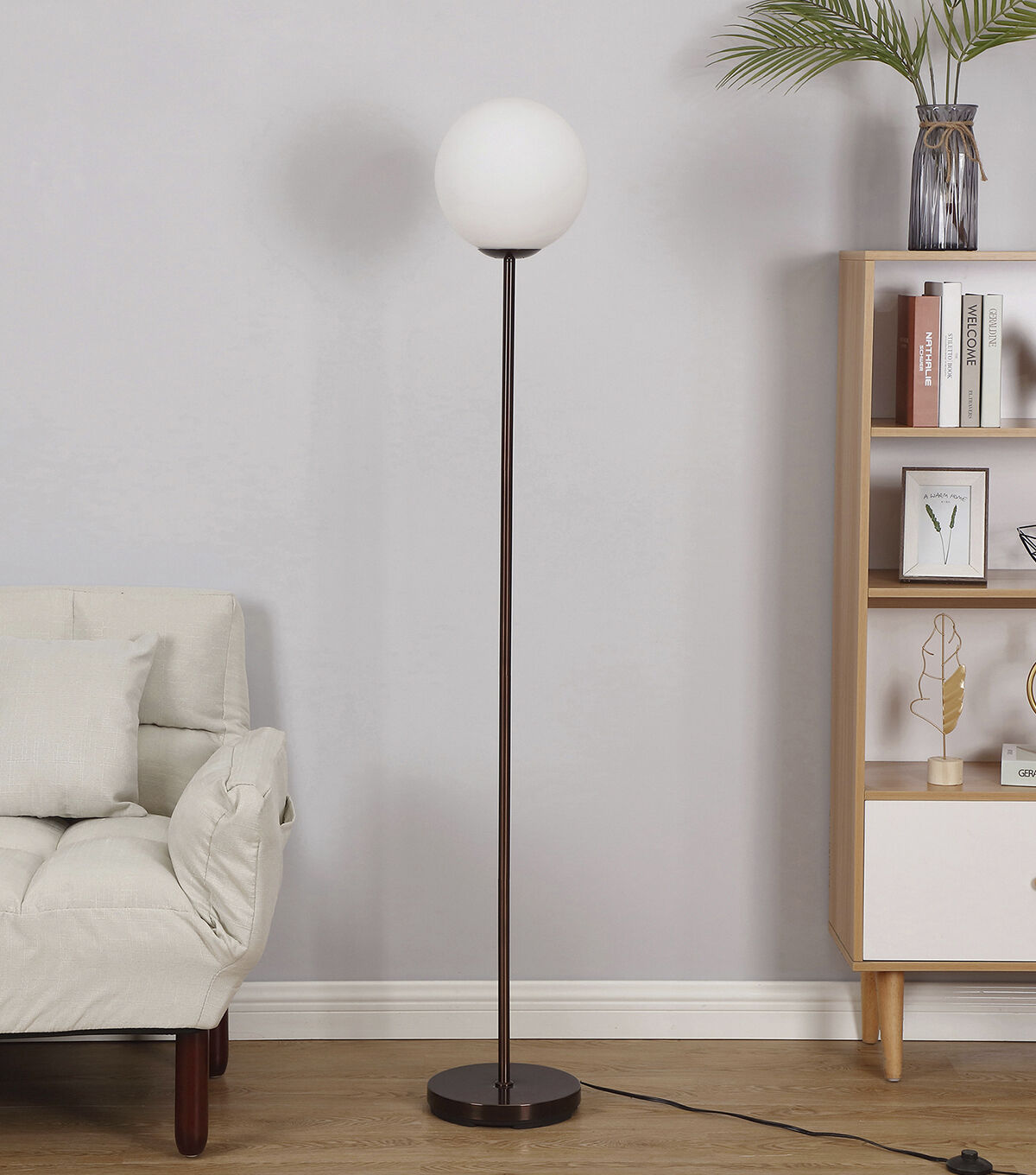 Brightech Luna LED Floor Lamp Bronze – joann